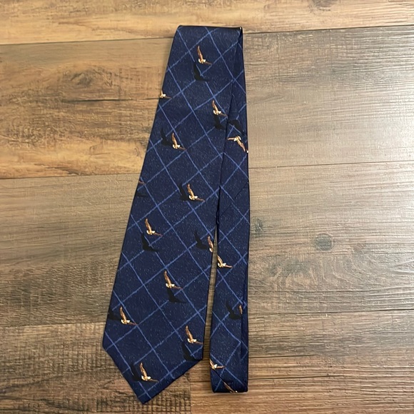 Coach | Accessories | Coach Navy Bald Eagle Tie | Poshmark